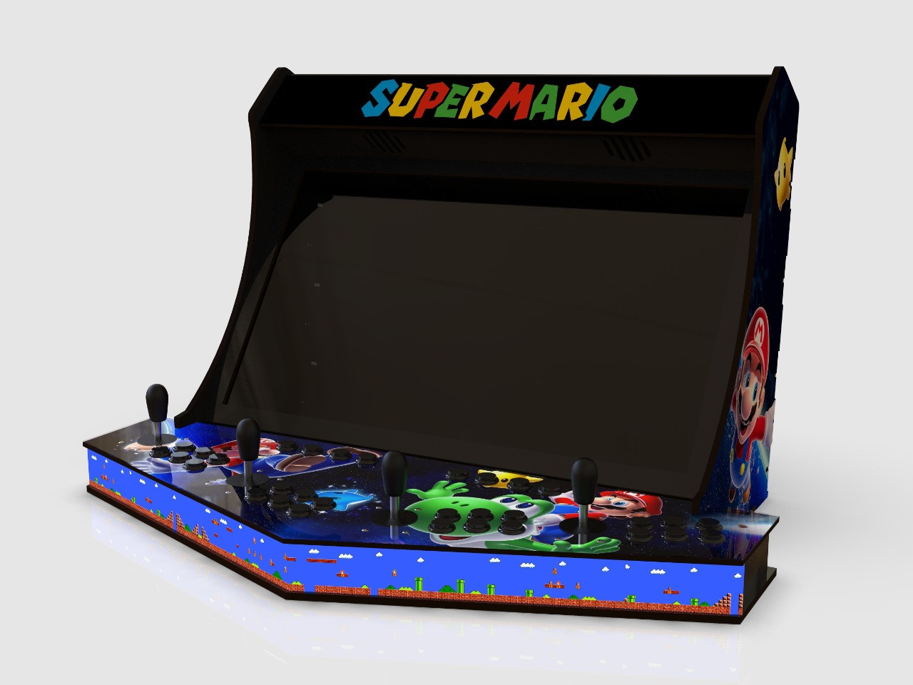 Bartop 32 Polegadas 4 Players Estampa Mario E 75000 Jogos